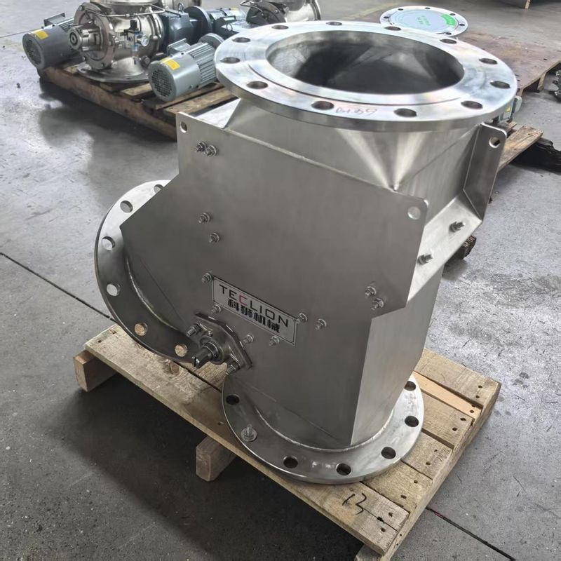 DN250 Caliber Swing Plate Flap Type Gravity Drop Feeding Diverter Valve