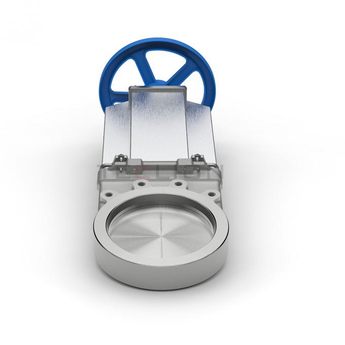 PN10 PN16 Slide Gate Pneumatic Air Operated Gate Valve Handwheel ...