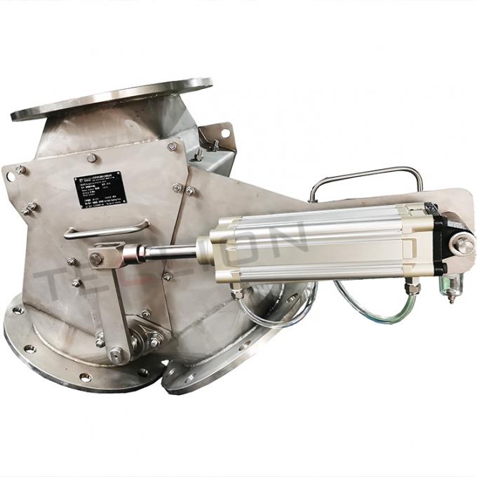 Powder Granular Feeding Gravity Diverter Valve Flap With Swing Plate